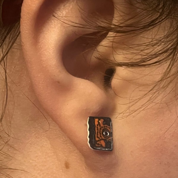 Hocus Pocus Spell Book Stud Earrings - Etsy