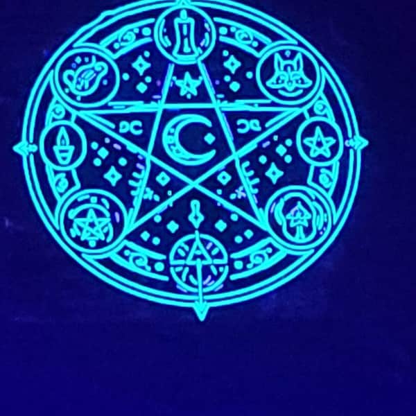 UV Schwarzlicht Reaktiv Glow in the Dark Party Tattoos - Rave Tattoos ...