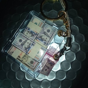 Lucky Money Charm Mini 100 Dollar Bill Charm - Etsy