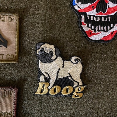 Pug Custom Personalized Iron-on Patch - Etsy