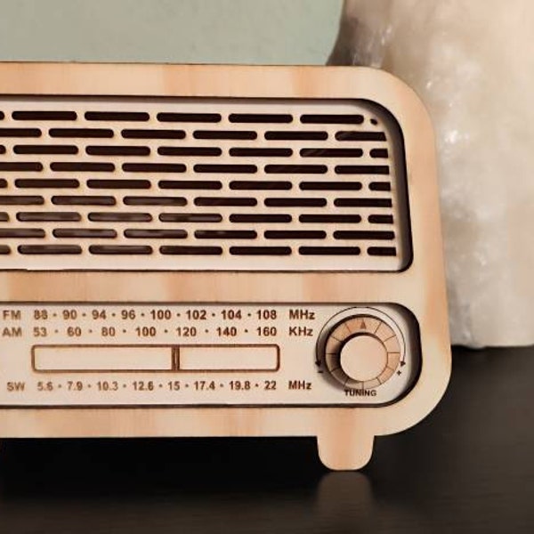 Radio Money Box Laser Cut Files, Laser Cutting Files - Etsy
