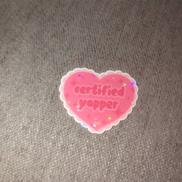 Certified Yapper Sticker - Etsy