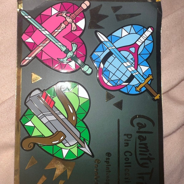 Amphibia Calamity Trio Pin Collection | Set of 3 Two Inch Enamel Pins ...