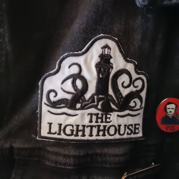 The Lighthouse Embroidered Patch. Horror Movie Inspired Patches. Iron ...