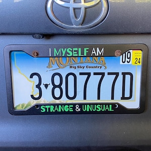 Police Support License Plate Frame | Thin Blue Line License Plate Cover ...