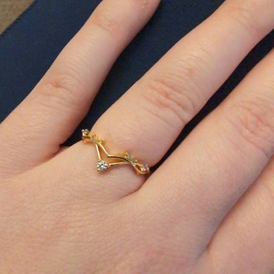 Twig Blue Sandstone Alexandrite Engagement Ring,sandstone Engagement ...