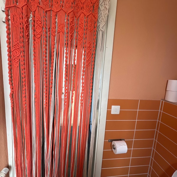 Macrame Bohemian Curtains, Door Window Custom Size Curtains, Window ...