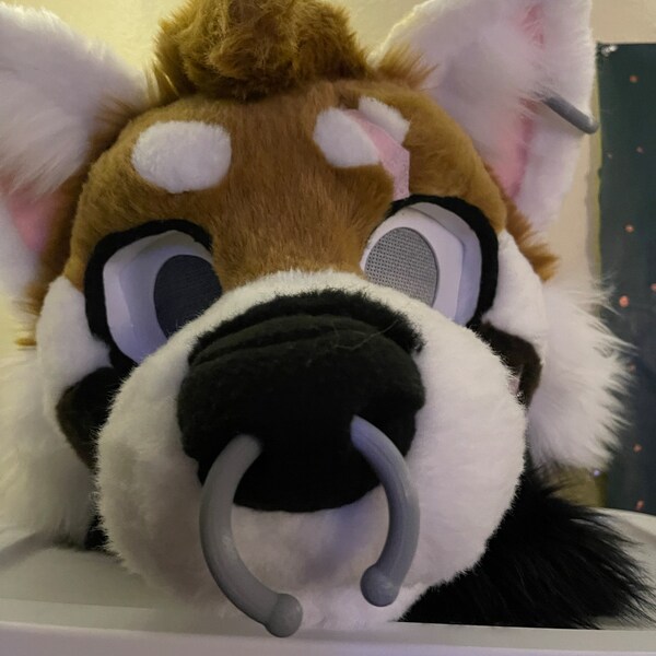 Fursuit Earrings removable Rings - Etsy