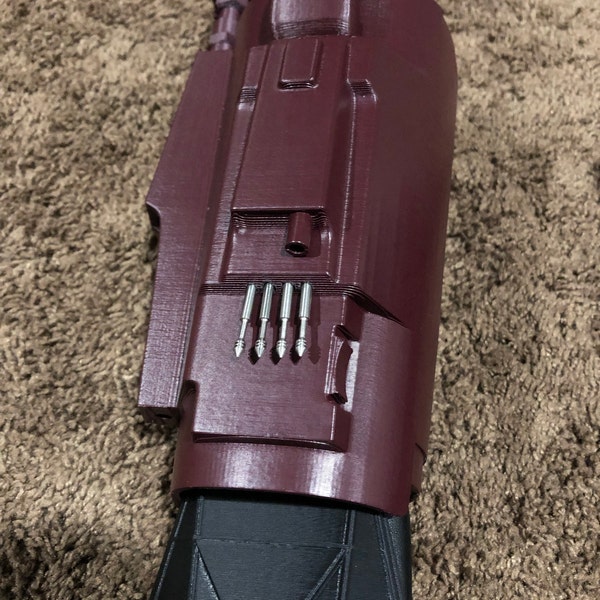 Machined Stainless Steel Mandolorian Boba Fett Gauntlet Wrist Darts - Etsy