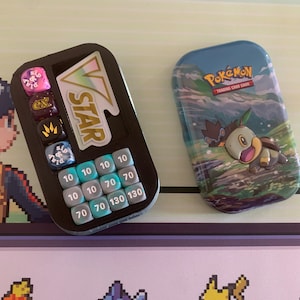3D Printed Pokémon Mini Tin Dice and Indicator Insert - Etsy