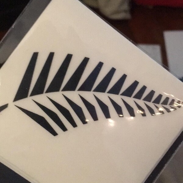 New Zealand Silver Fern Vinyl Decal - Etsy