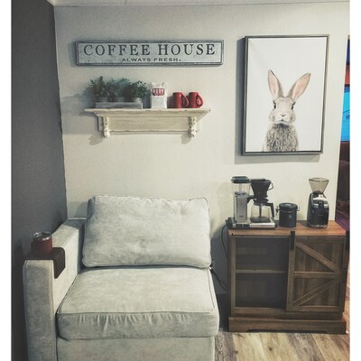 French Country Shelf / Distressed Floating Shelf / Kitchen Shelf ...