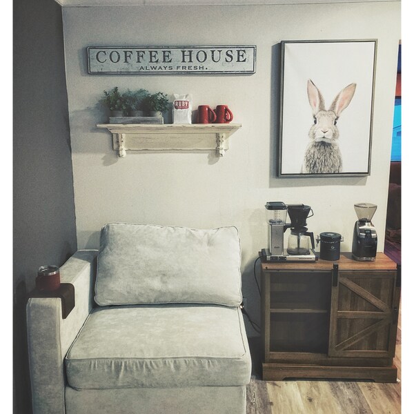French Country Shelf / Distressed Floating Shelf / Kitchen Shelf ...