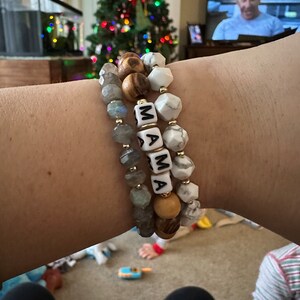 Mimi Bracelet Stack Custom Word Bracelet Set of 4 Bracelets - Etsy