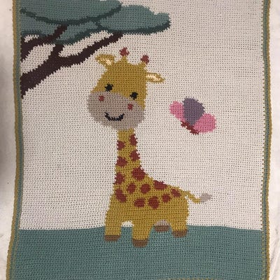 Two-tone Foxy Crochet Graphghan PATTERN ONLY - Etsy