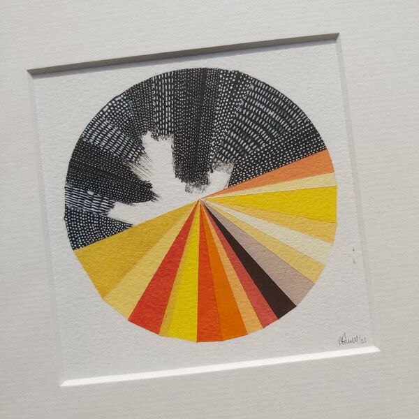 ABSTRACT LINES Risograph Print, Monochrome Fine Line Texture . Limited ...