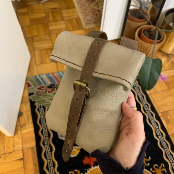 Roll Top Pouch / Renaissance Satchel Digital Pattern, Leather Pattern ...