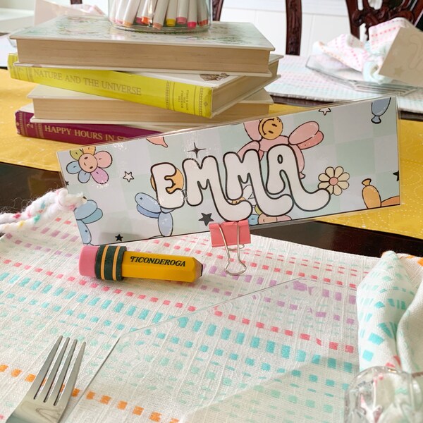 Editable Name Tags for School, Retro St Patricks Day Decor, March Cubby ...