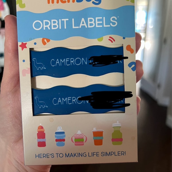 Personalized Orbit Labels 2.0 for Baby Bottles and Sippy Cups by ...