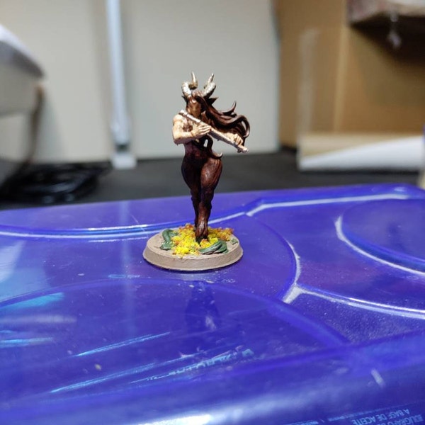 Satyr Dryad Pinup Dnd Miniature | Tabletop RPG Dnd Mini | D&D Figurines ...