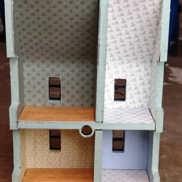 Quarter Scale, Half Scale and 1:144 Scale Miniature Geometric Dollhouse ...