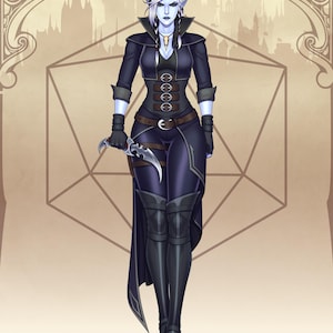 DND 5e Downloadable Character Sheet PDF moon Elf Dungeon and Dragons ...