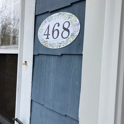 Victorian 1-line Address Sign Custom Shaped Address Plaque - Etsy