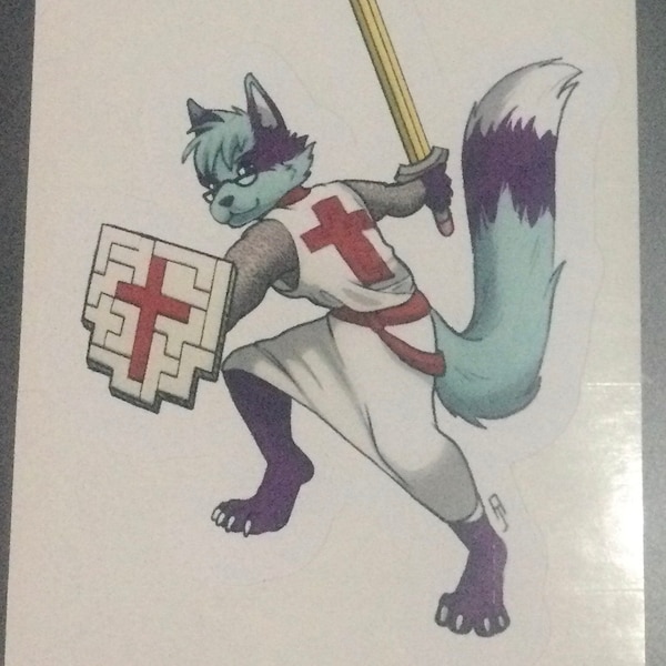 Dreamkeepers Whip Sticker - Web Comic Stickers - Furry Community ...