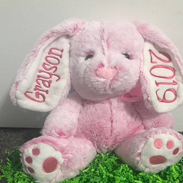 Personalized Bunny-custom Bunny-stuffed Bunny-personalized Gift-bunny ...