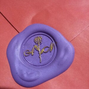 Custom Wedding Wax Seal Stamp Kit Personalized Stamp Green - Etsy