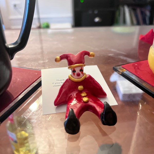 Mini Classic Jester Figurine - Etsy