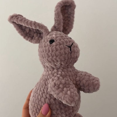 Crochet Pattern Baby Cute Rabbit / Crochet PATTERN Plush Toy ...