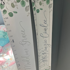 Woodland Growth Chart, Vintage Flowers Roses, Growth Chart Ruler ...