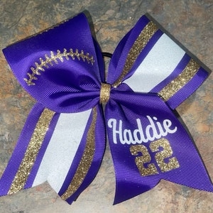 Custom Cheer Bow in Your Team Colors, Great Gameday Cheer Bow ...