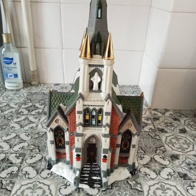 Vintage Sooner Art Glass Vase Coil Pedestal Base Yellow White Swirl 10 ...