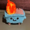 Dumpster Fire PDF Crochet Pattern Twinkie Chan 100% Soft Amigurumi - Etsy