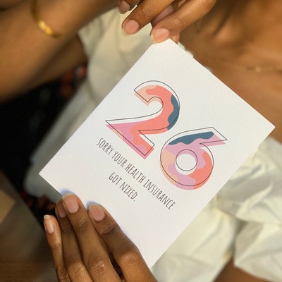 Funny 26th Birthday Card, Card for 26th Birthday, Funny Birthday Card ...