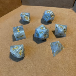 King Midas DND Dice Set - Etsy