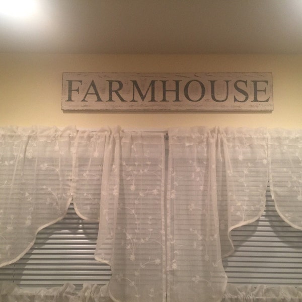 Large Farmhouse Sign / Rustic Wood Sign / Farmhouse Decor / Kitchen ...