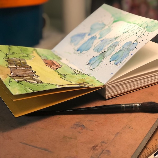 Arches Cold Press Sketchbook - 100% Cotton Paper - 5x7 Portrait Art ...