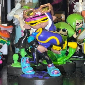 Custom Splatoon Amiibo Purple Inkling Boy Amiibo - Etsy