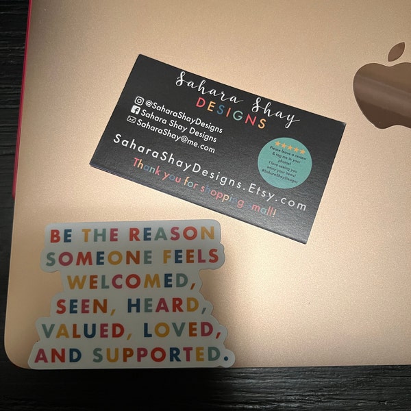 Be the Reason Sticker | Social Work | Be Kind Colorful Sticker ...