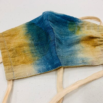 Organic Mask X 1, Plant Dyed, Eco Friendly Organic Cotton Face Mask. 3 ...