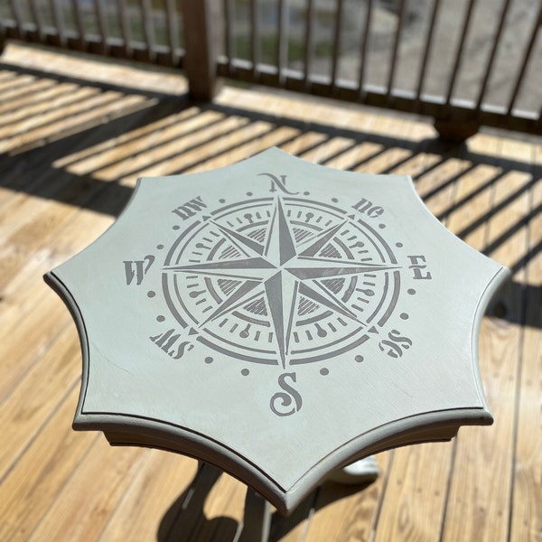 Compass Rose Stencil - Reusable Compass Stencils, Large Compass ...