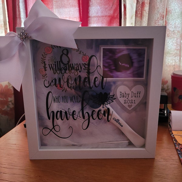 Memorial Shadow Box, Picture Shadowbox, Custom Memorial Gift, Memorial ...