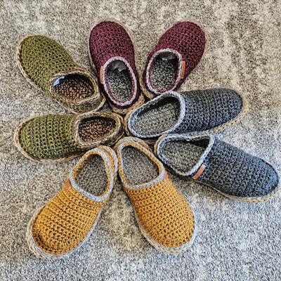 Crochet Pattern Women Crossed Straps Clogs With Rope Soles,soles ...