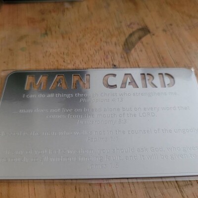 Man Card Individual Card - Etsy