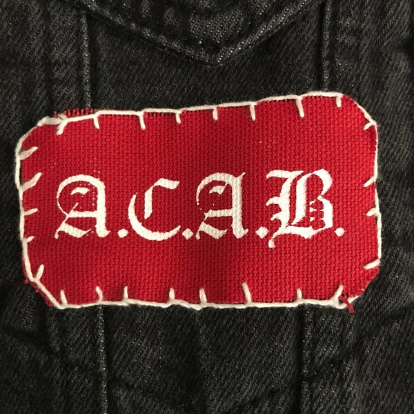 A.C.A.B. DIY Punk Patch ACAB - Etsy
