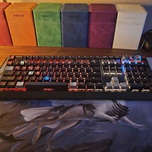 Handmade SA Profile Backlit Key Cap Hidden Fairyland Wood & Resin ...