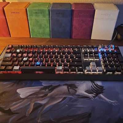 Handmade SA Profile Backlit Key Cap Hidden Fairyland Wood & Resin ...